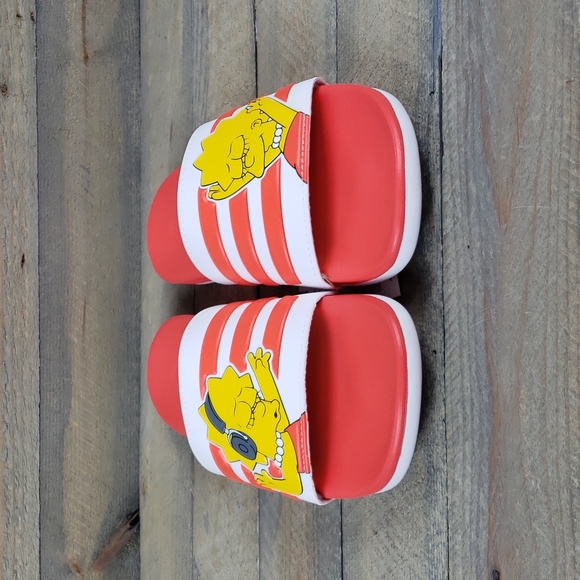 adidas | Shoes | Adidas Lisa Simpson Adilette Comfort Beach Slides ...